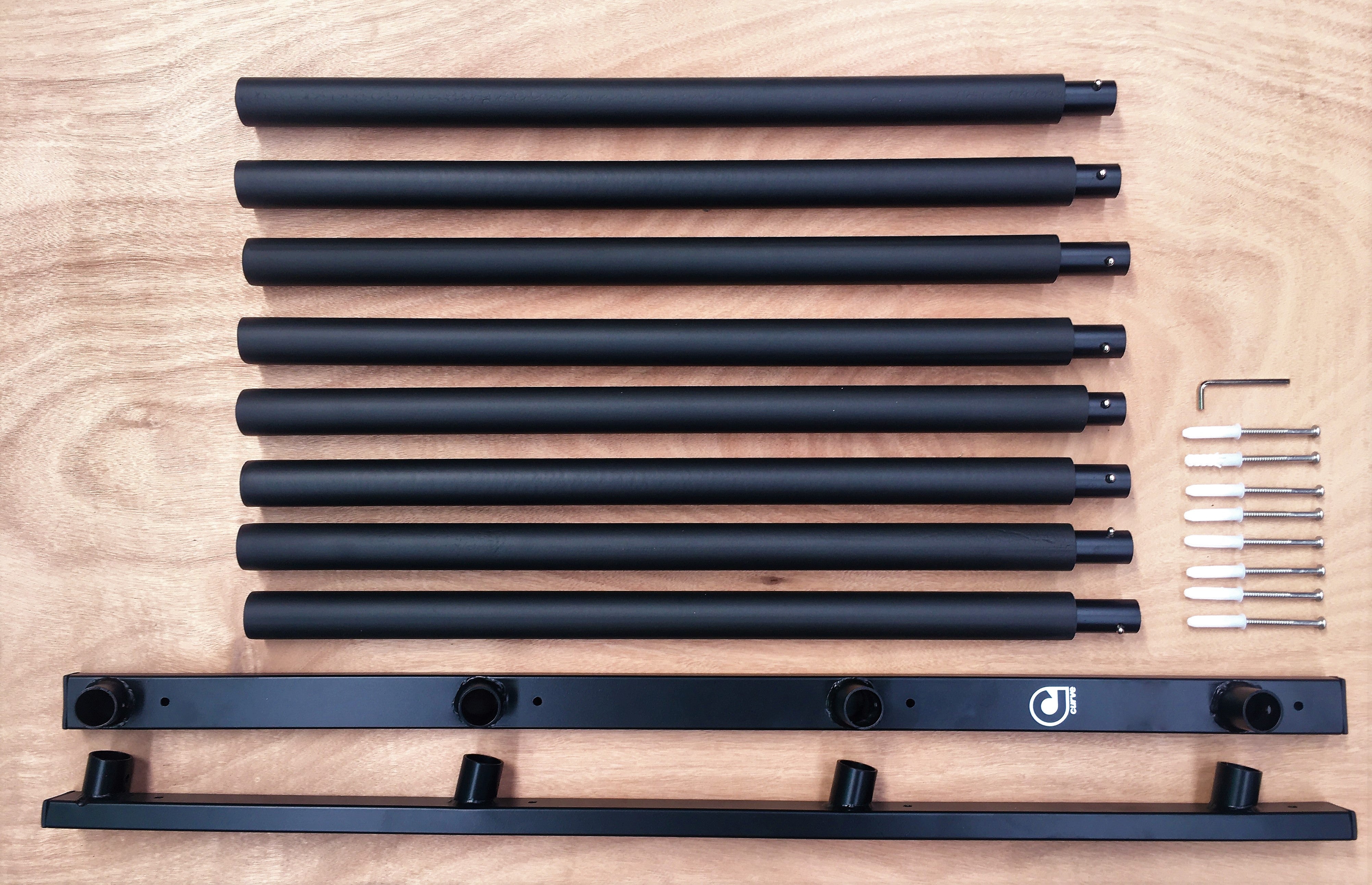 SUP Wall Rack 4 SUP boards Australia Quad SUP Steel Rack by Curve ...