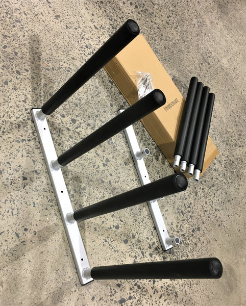 Surfboard Wall Rack 4 surfboards Aluminium Quad Surfboard Rack ...