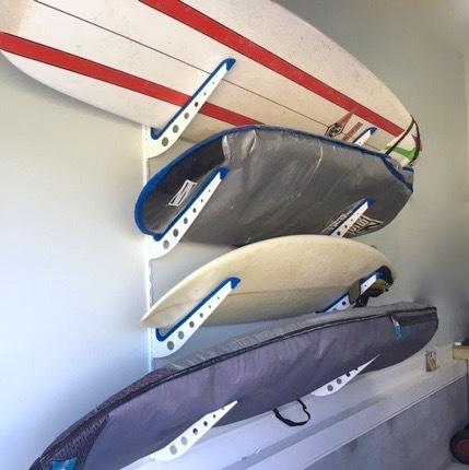 Surfboard Wall Rack Six Adjustable Surfboard Rack 6 Boards Australia ...