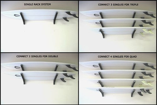 Nice Rack surfboard wall racks Australia, expandable modular surf racks ...