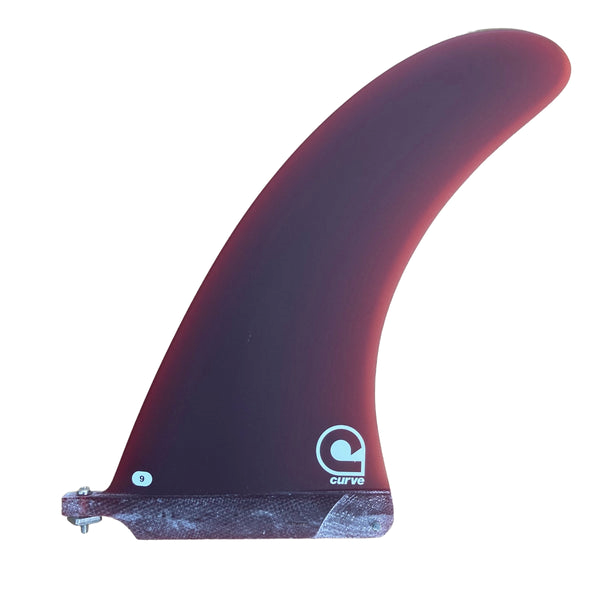 Surfboard Fin Longboard Classic Fibreglass - Coloured 9.0 | Curve ...