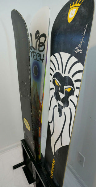 Snowboard Rack - Freestanding Vertical 4 Snowboard Stand Storage NZ ...