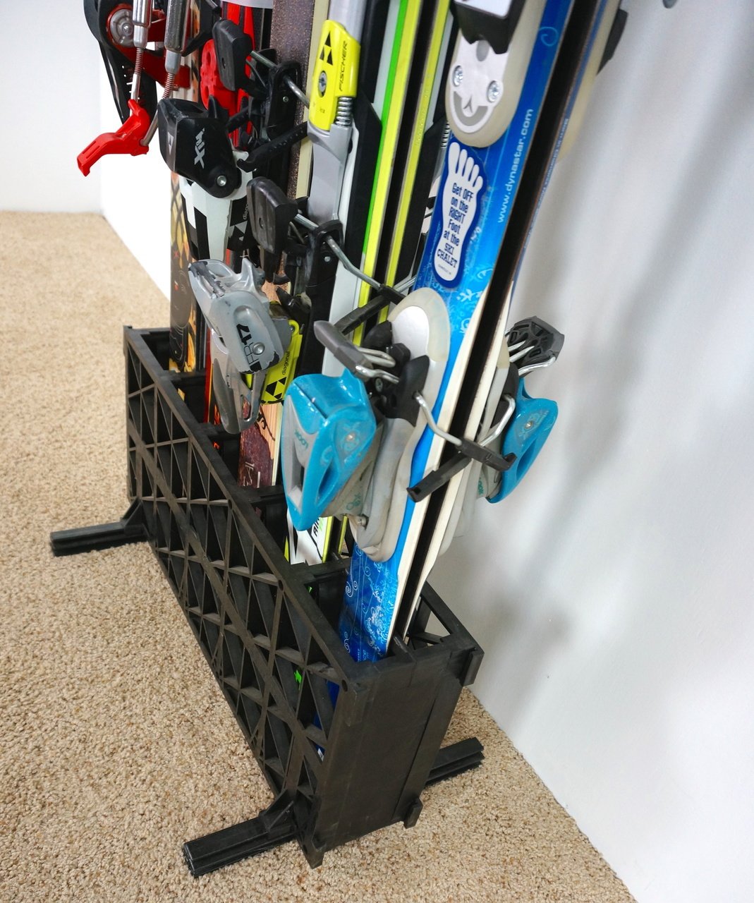Ski Rack - Freestanding for Wide Skis - Australia | Curve Surfboard ...